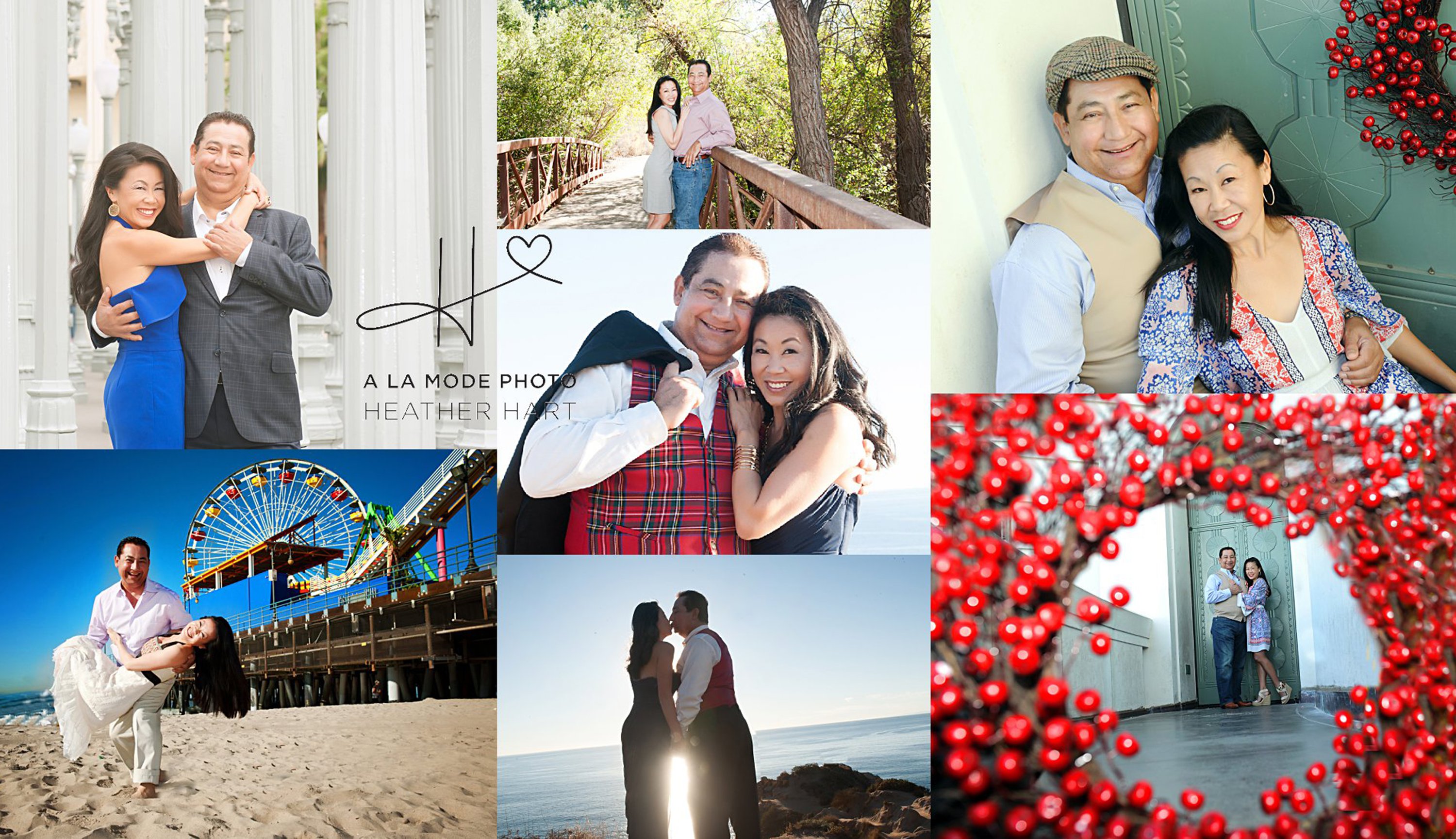 Los Angeles Couples Photographer - Santa Monica Pier - Jen and Juan