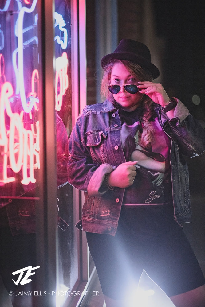 NIGHT LIGHTS - JE Influencer Team Shoot - Jaimy Ellis