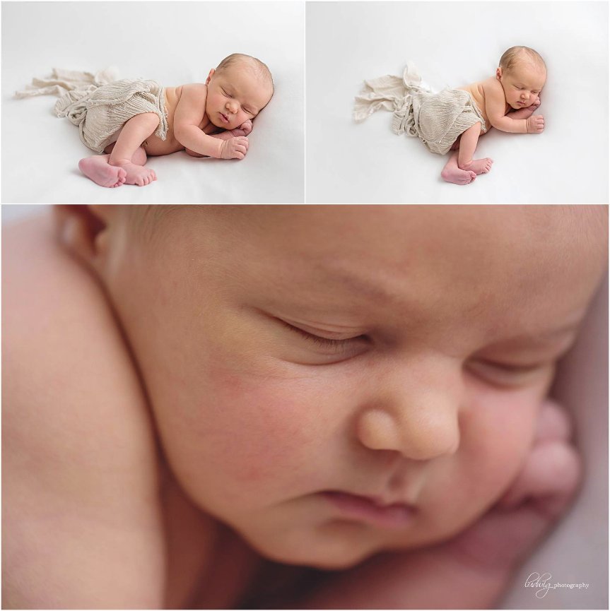 Studio Newborn baby portrait - Ludwig Photography