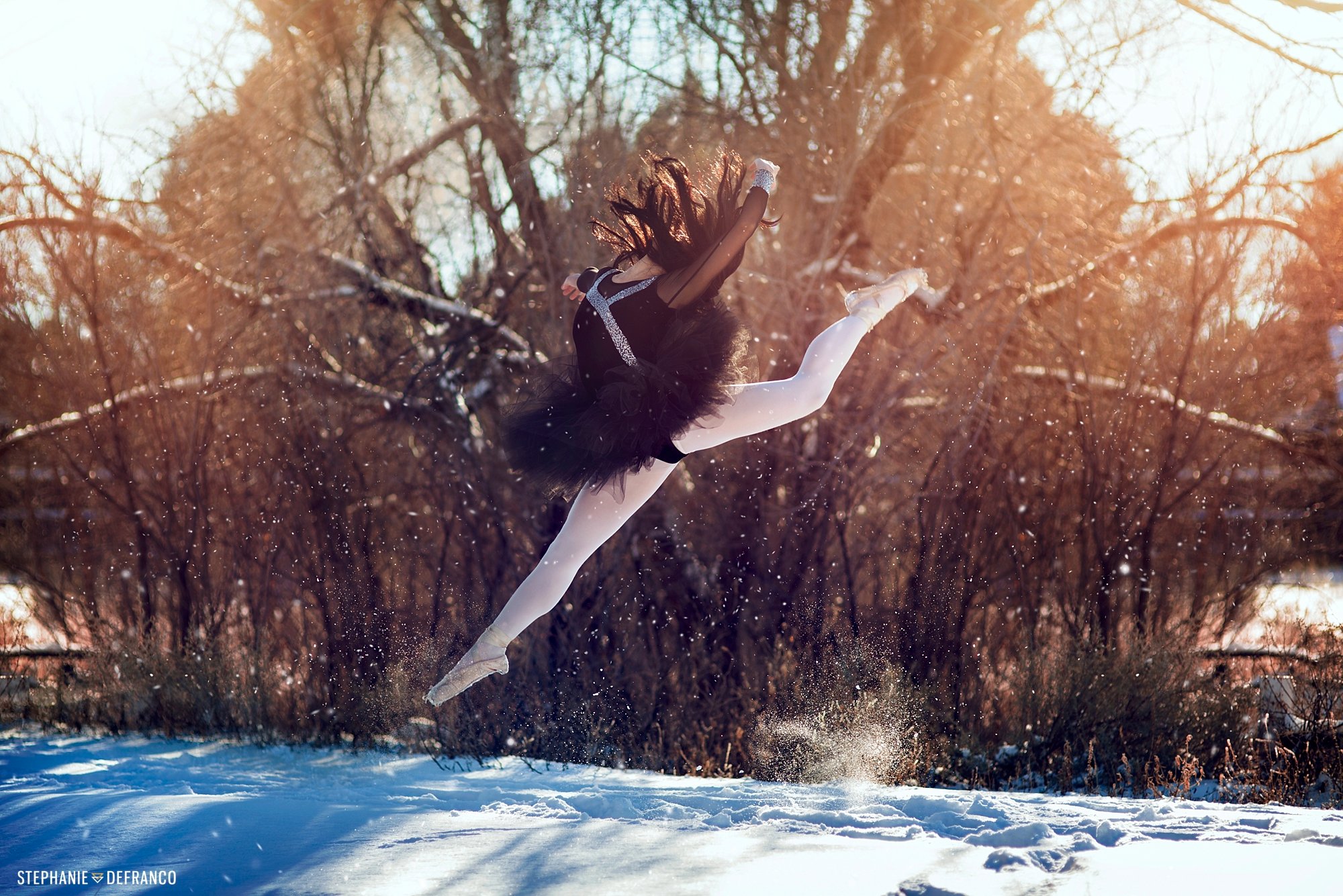 Snow Ballerina + BTS Video - Stephanie DeFranco Photography