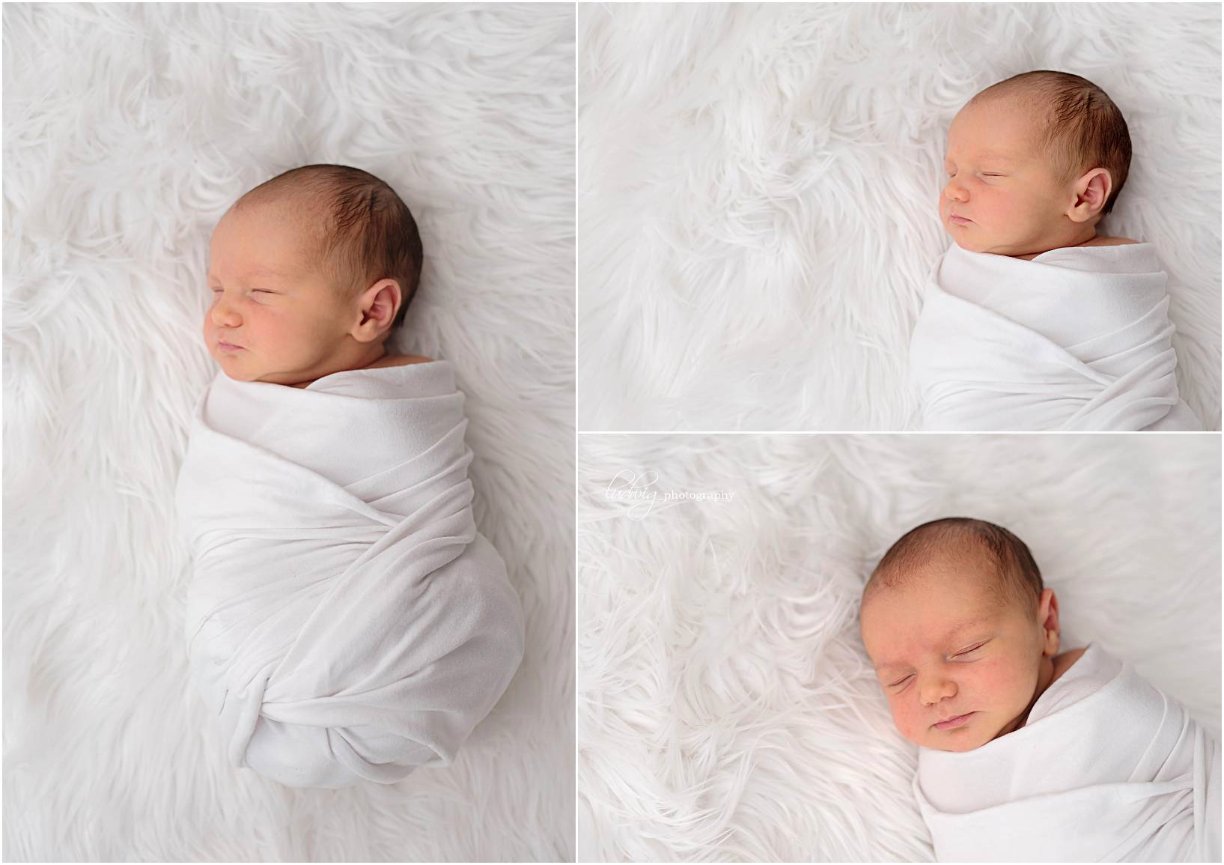 Studio Newborn baby portrait - Ludwig Photography