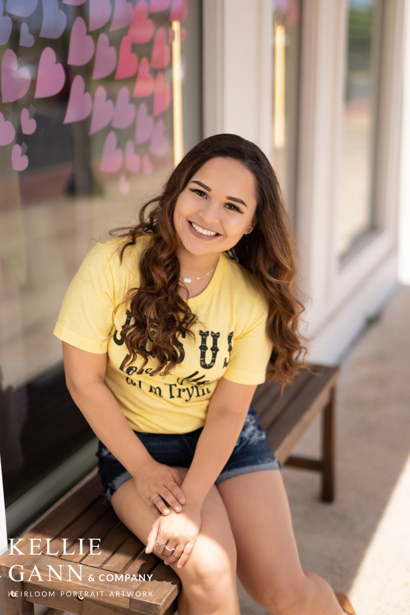 Brittany's Senior Model Spring Portrait Session - Kellie Gann & Company
