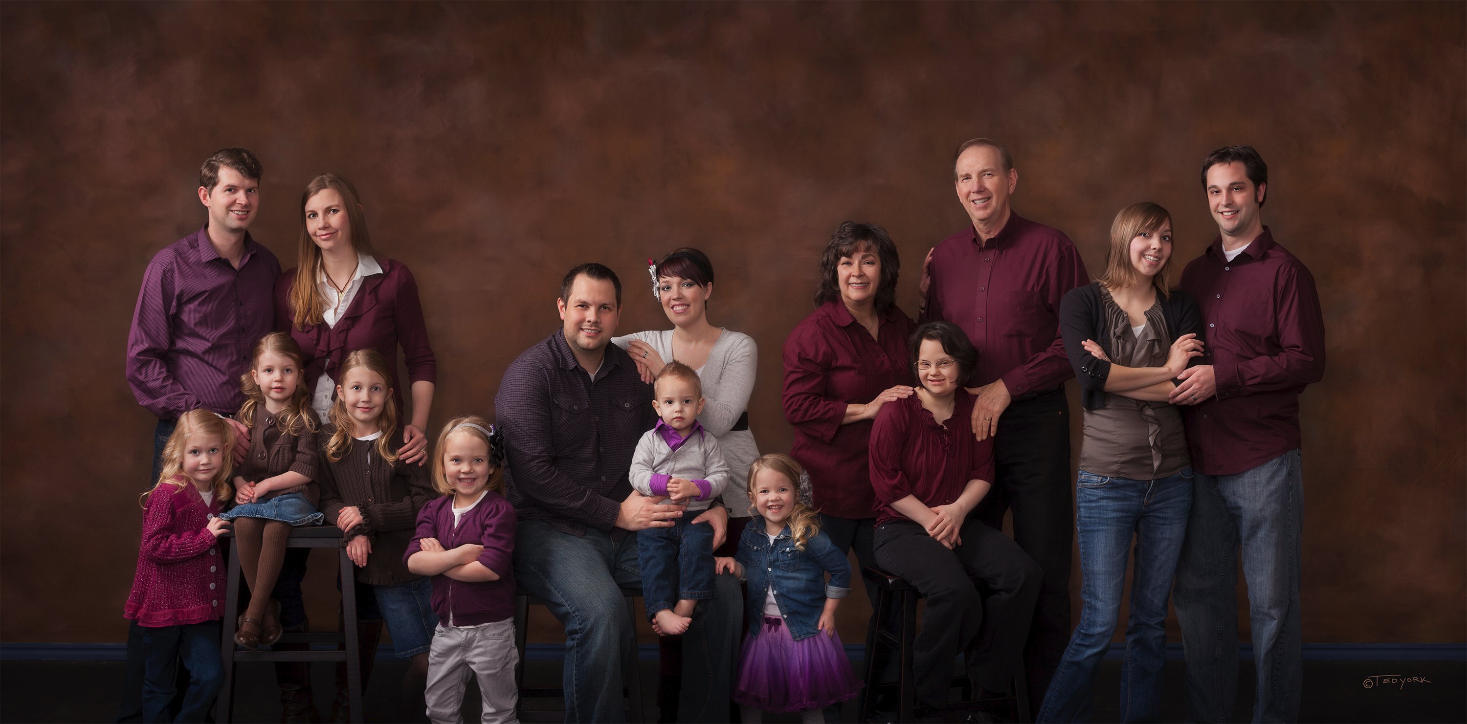 Beautiful Family Portraits - Ted York Photography