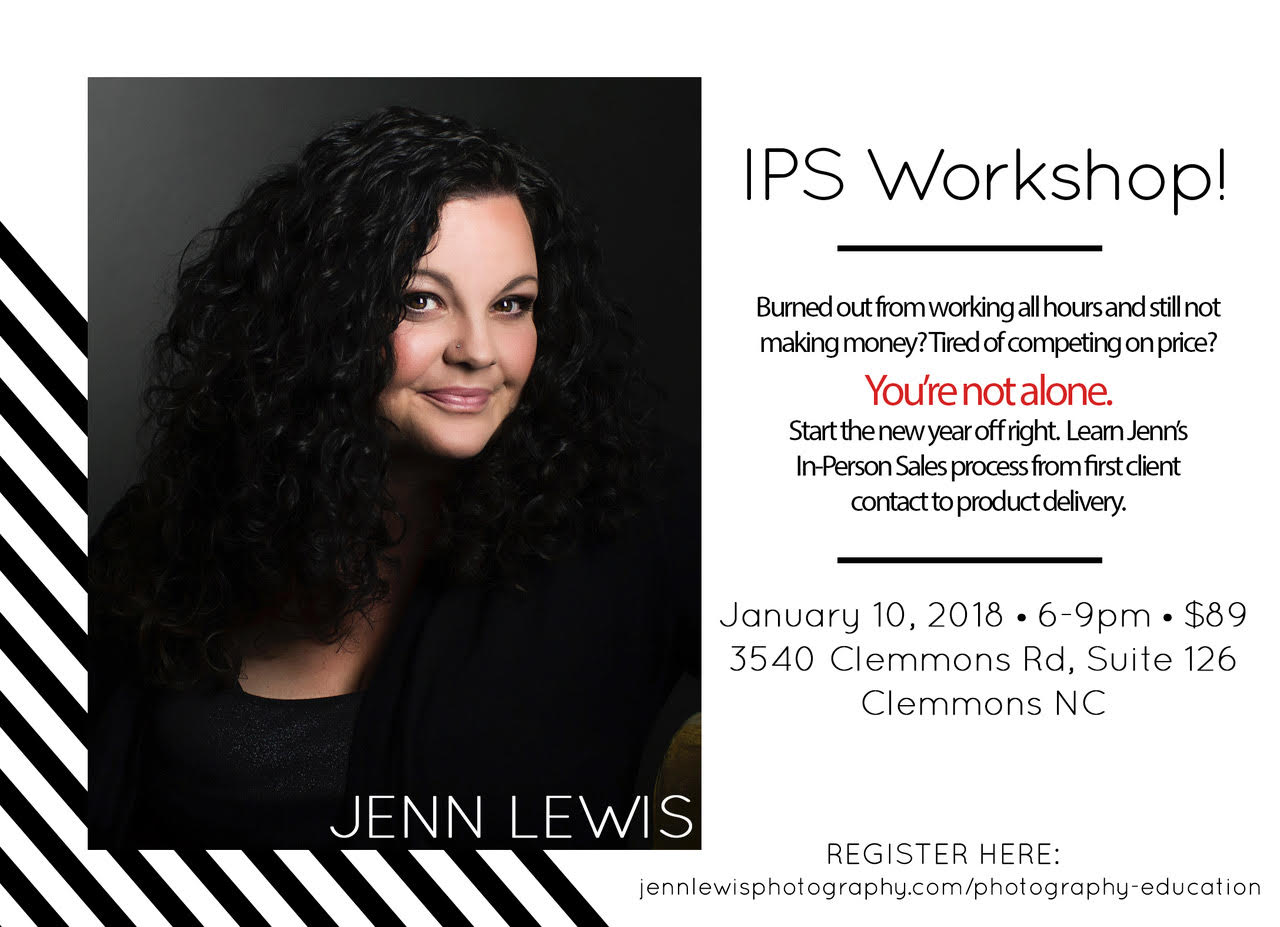 IPS Workshop With Jenn Lewis - PhotoBiz Growth Hub