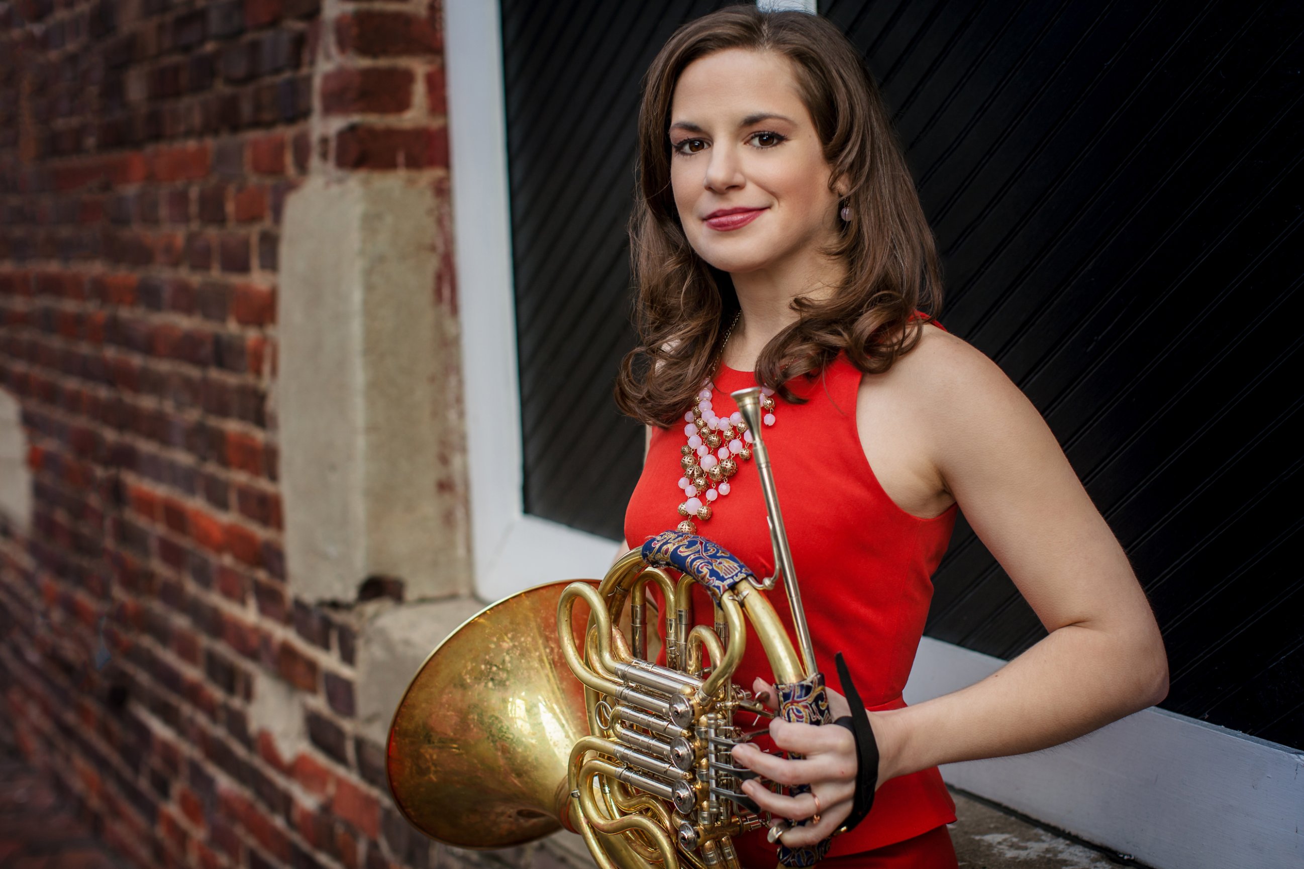 Rachel- French Horn in the City - Melissa Brugh Photography