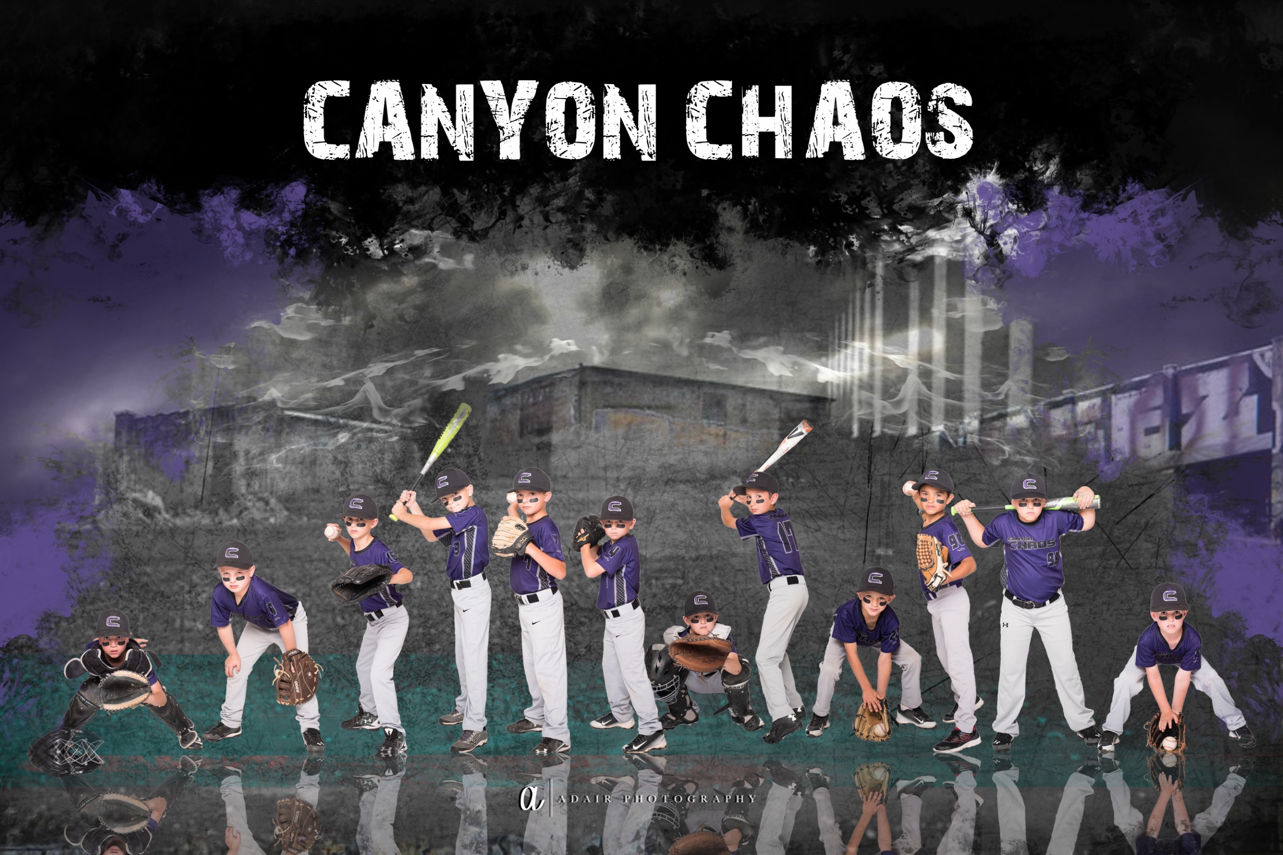 Canyon Chaos : Baseball Extreme Sports Session - Adair Photography