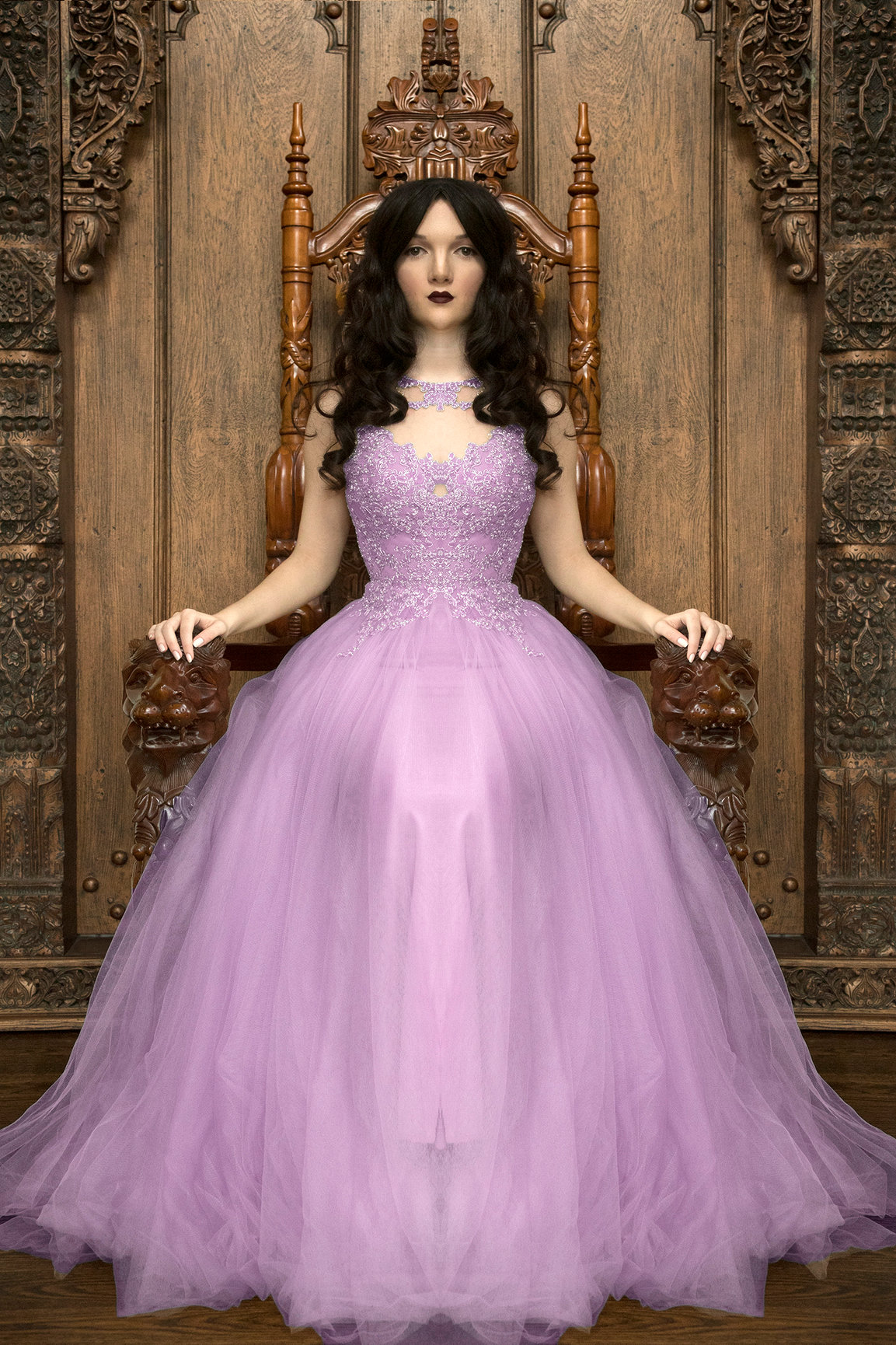 Mirrored portrait - Jim Zuckerman photography & photo tours