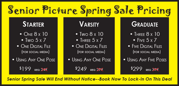 West Chester Senior Photo Session Pricing | Elite Photography