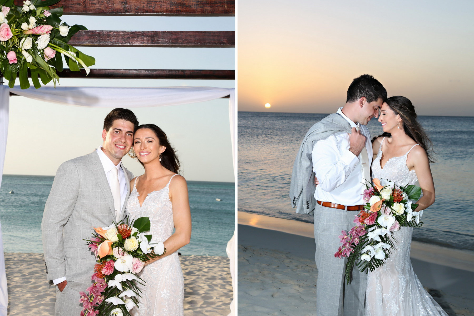 Hilton Aruba Caribbean Resort Wedding - Maria and Trent