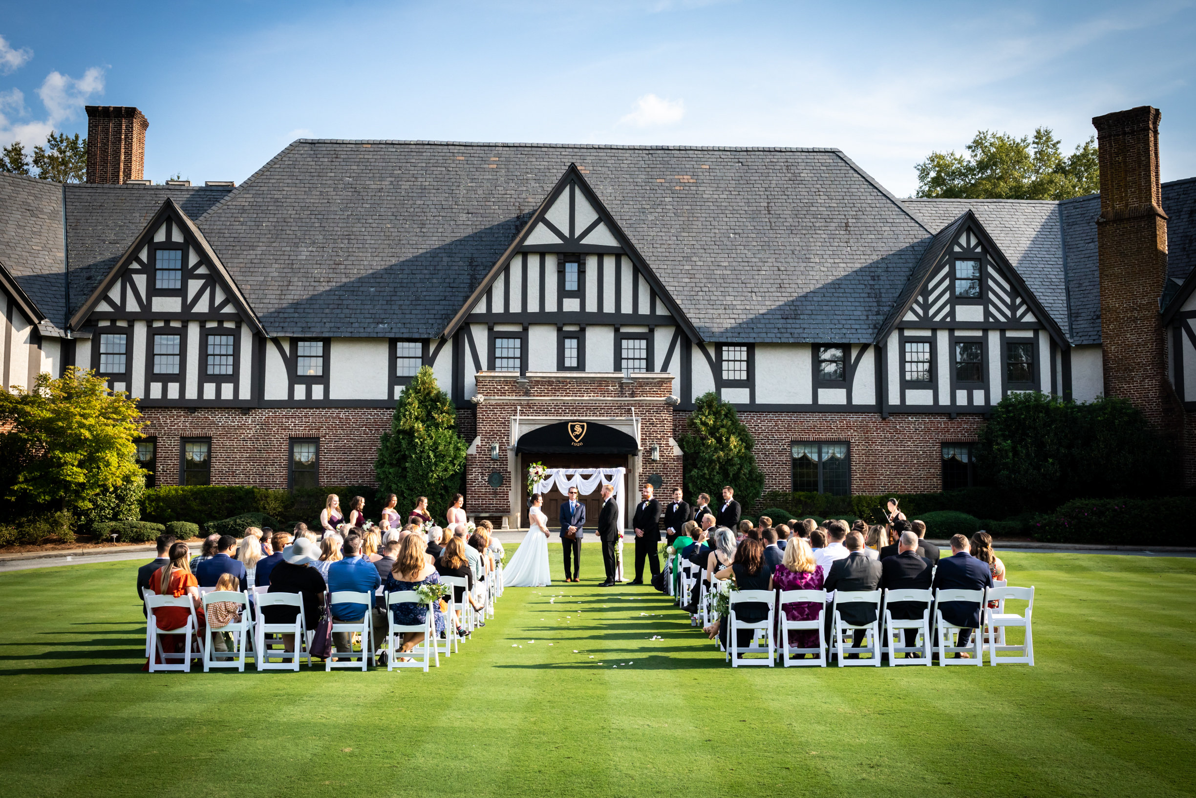 Perfect Fall Wedding at the Historic Sedgefield CC - Micciche Photography