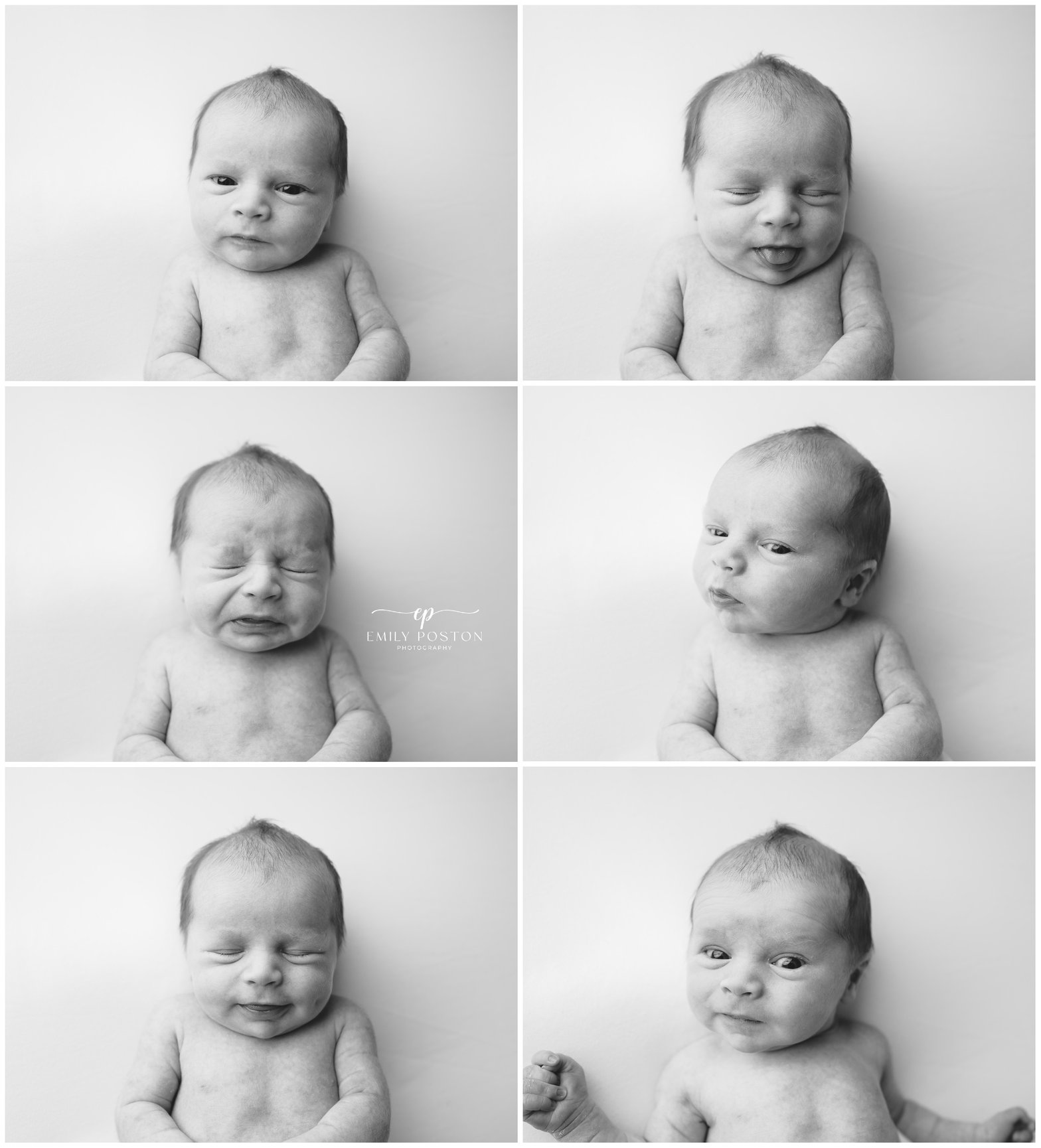 Baby Brooks's Wide Awake Newborn Photo Session