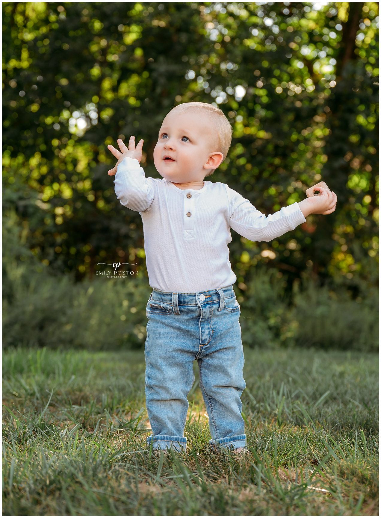 Duke's First Birthday Cake Smash & Splash - Emily Poston Photography