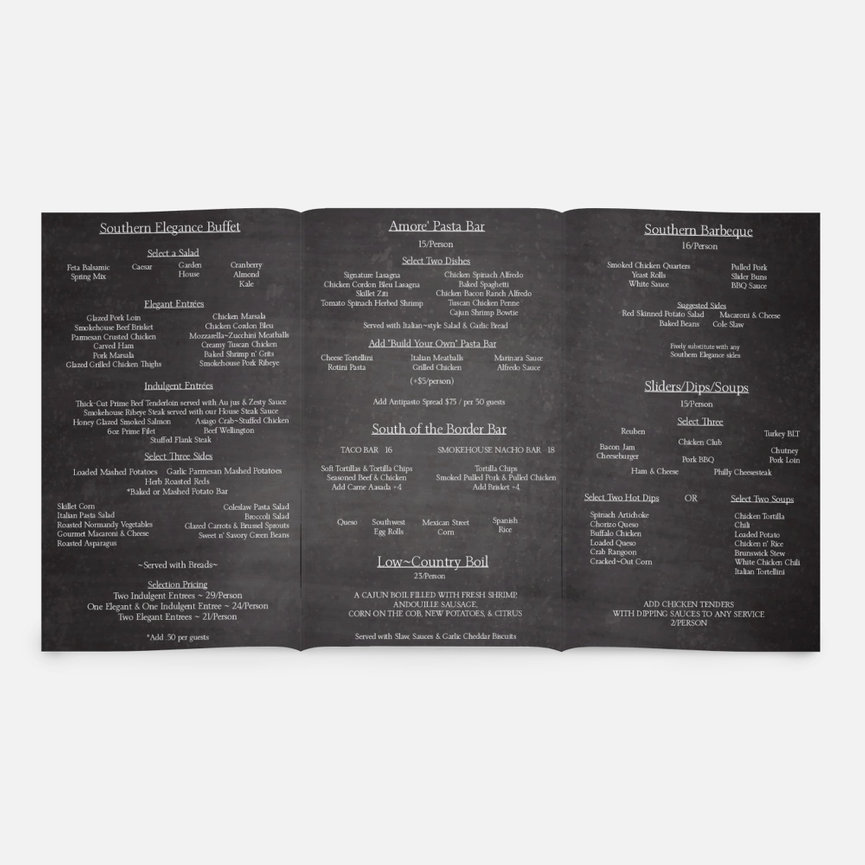 EVENT CATERING MENUS - Southern Skillet Catering