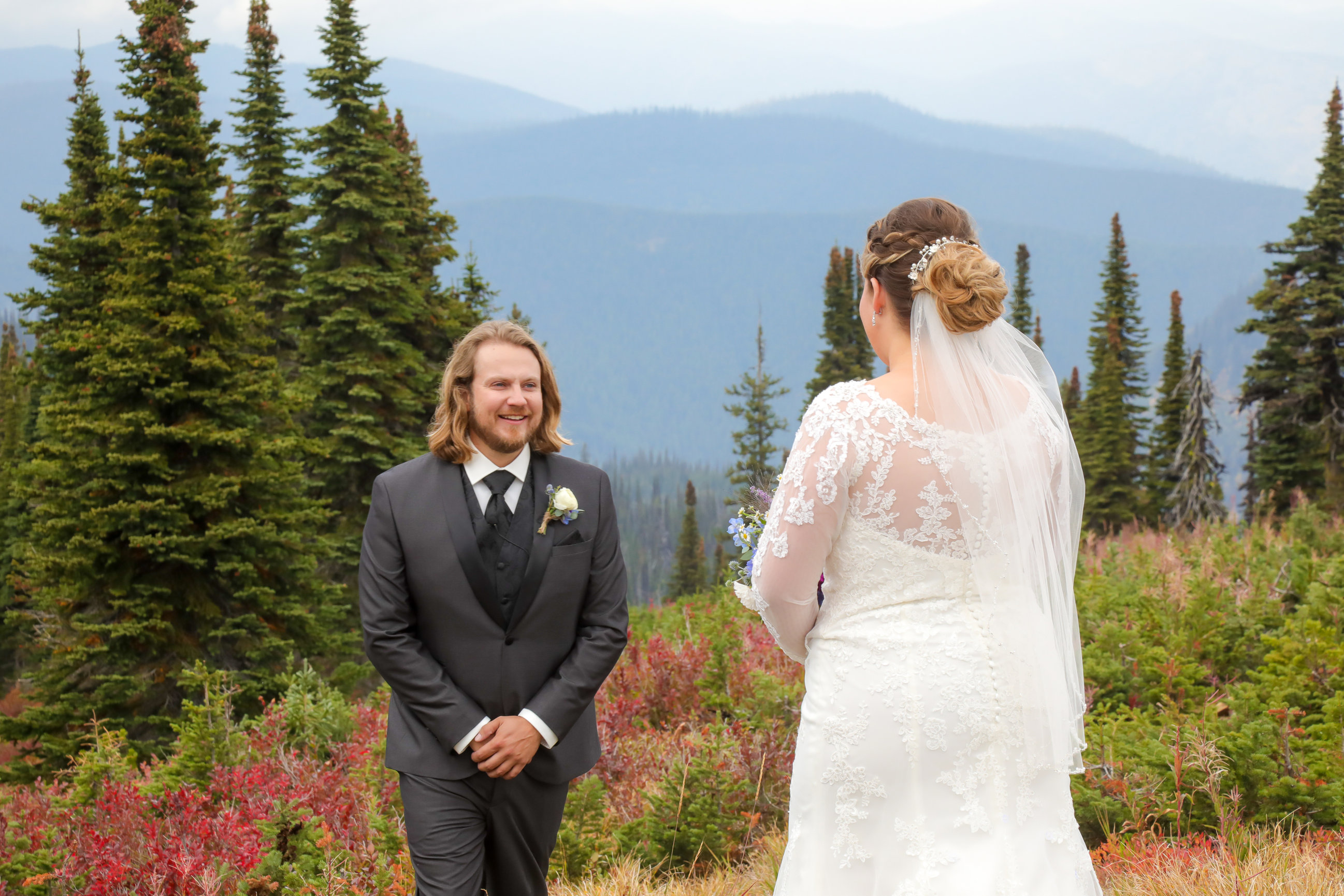 Whitefish Mountain Resort Summit Wedding | Whitefish Montana