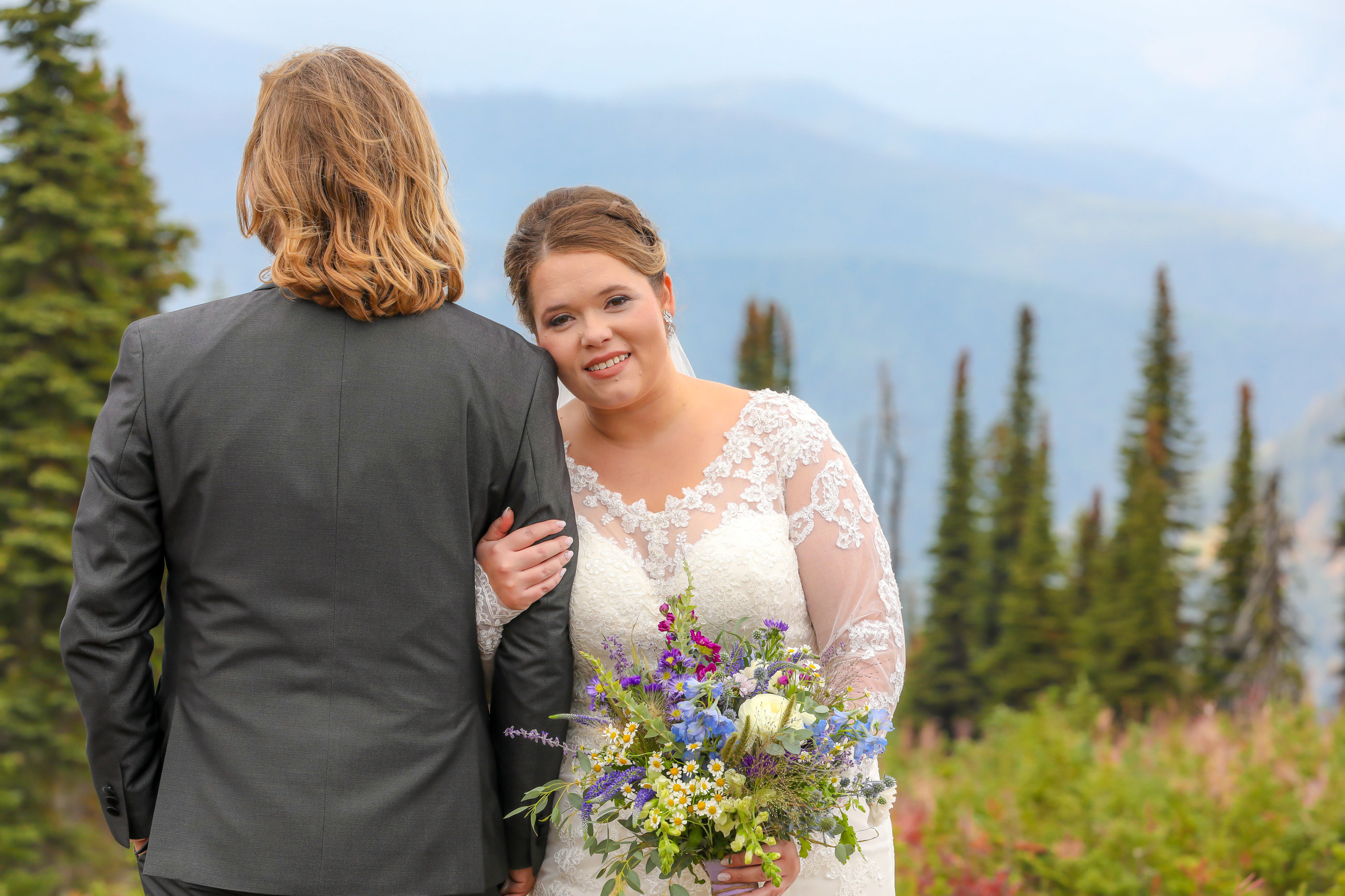 Whitefish Mountain Resort Summit Wedding | Whitefish Montana
