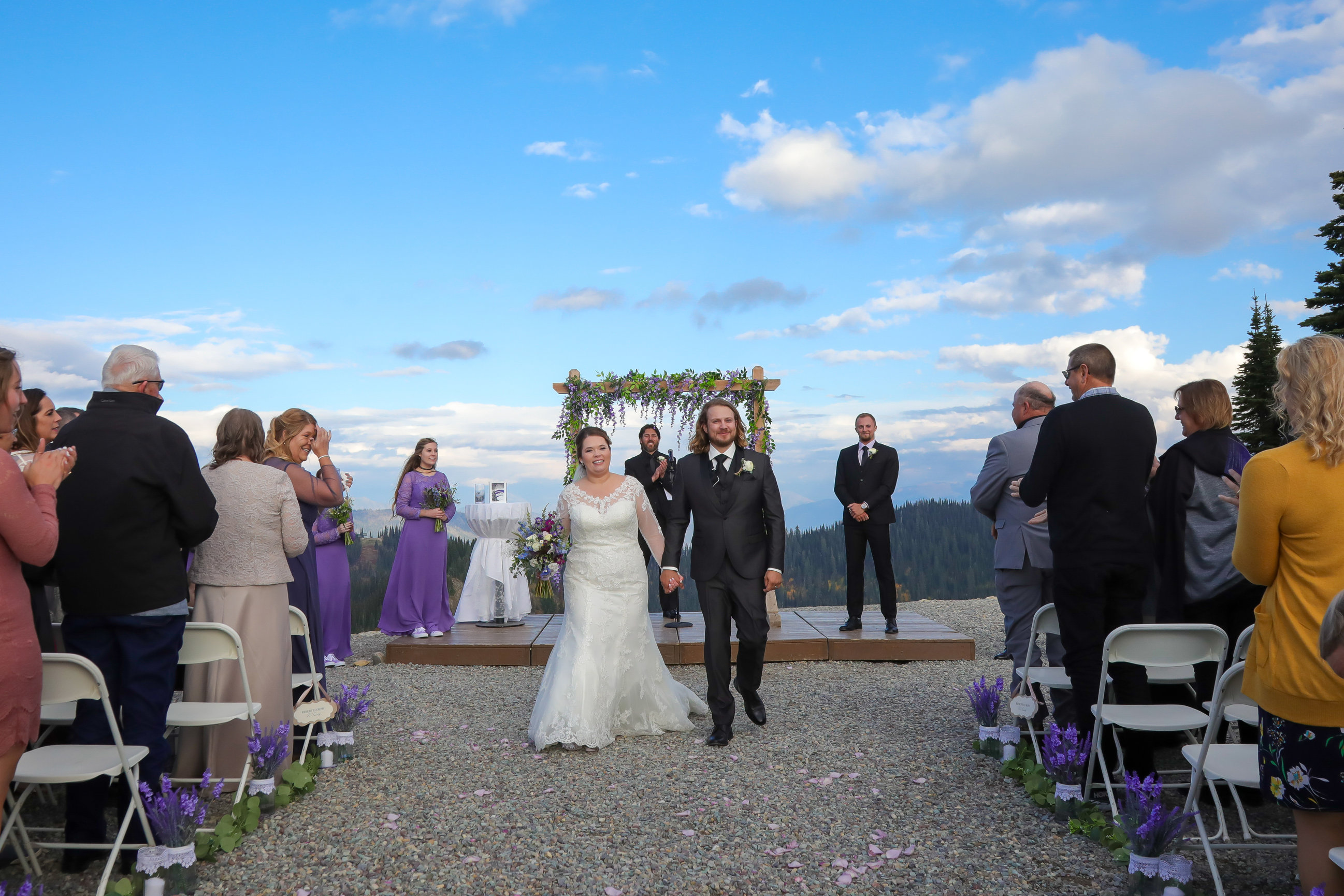 Whitefish Mountain Resort Summit Wedding | Whitefish Montana