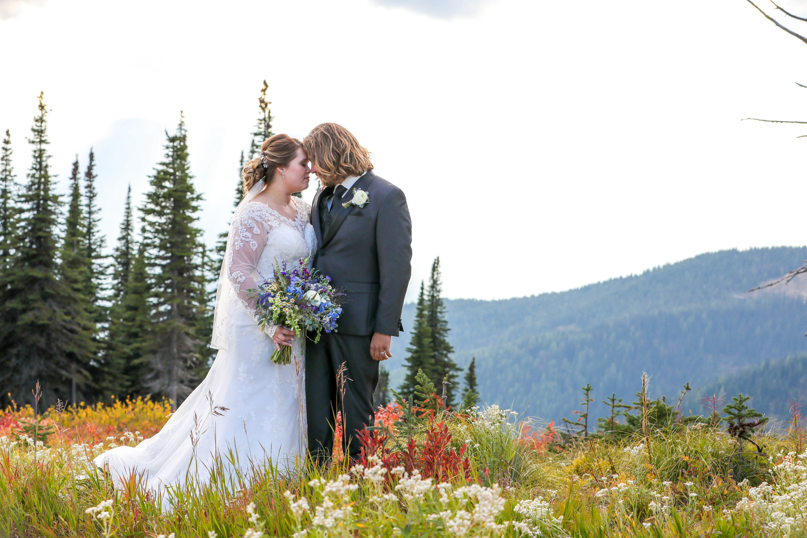 Whitefish Mountain Resort Summit Wedding | Whitefish Montana