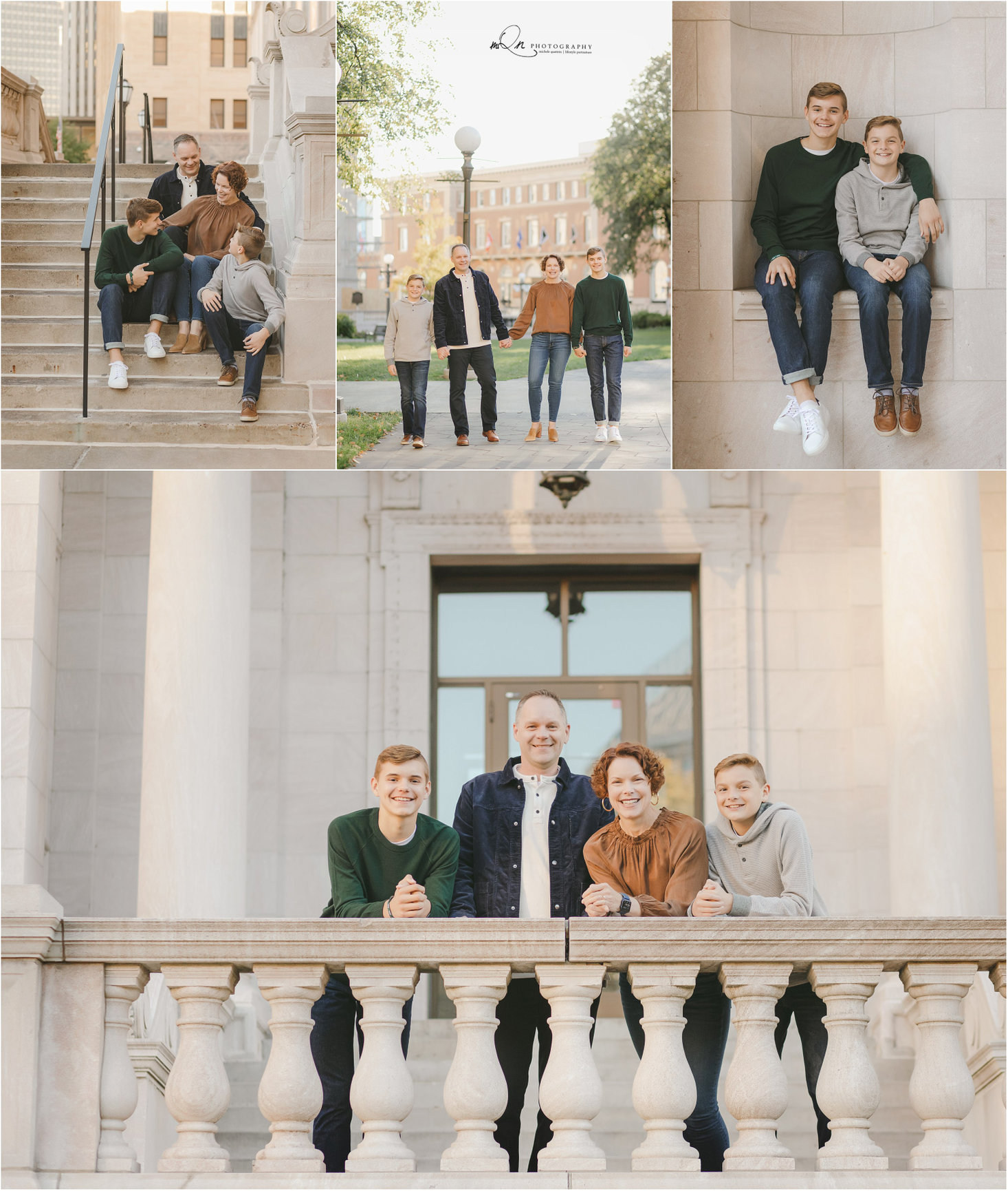 St. Paul Rice Park Fall Family Photo Session