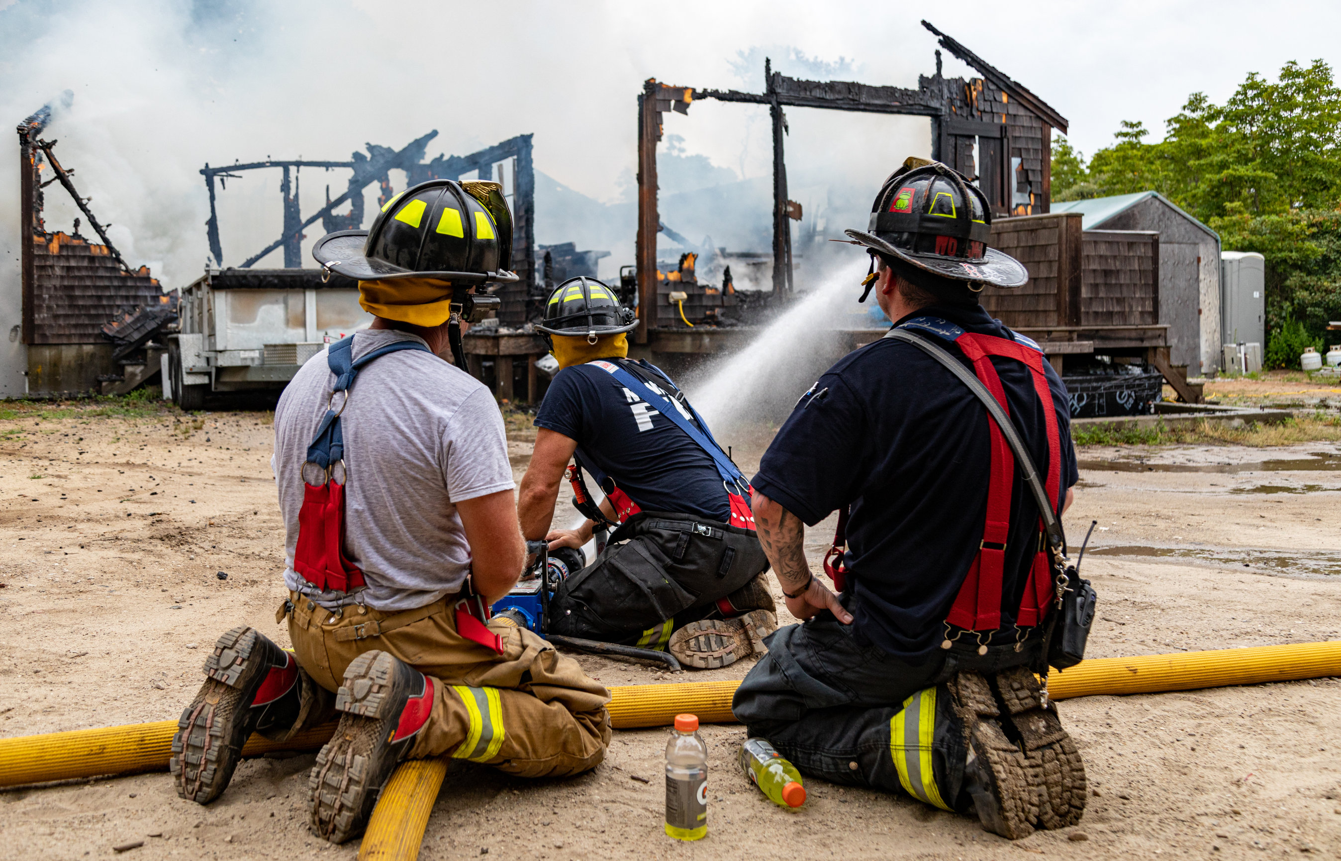 Fire in Tom Nevers - Bill Hoenk Photography