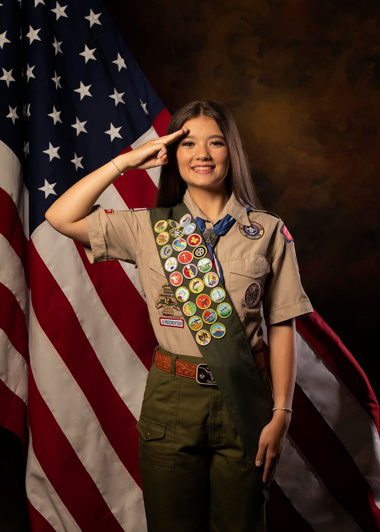 An Eagle Scout Earns Her Rank - Tidmore Portraits - Portrait ...
