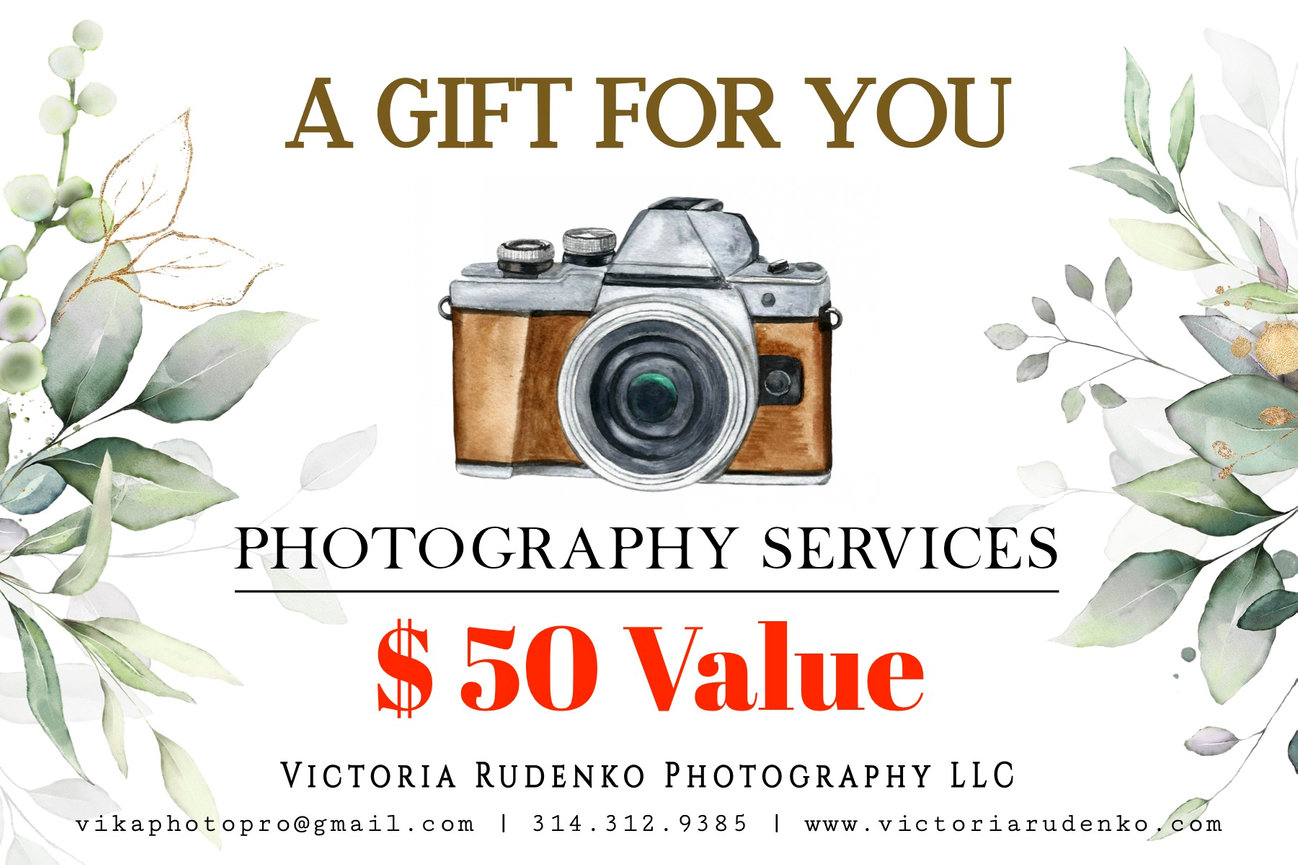 Gift Cards - Victoria Rudenko Photography