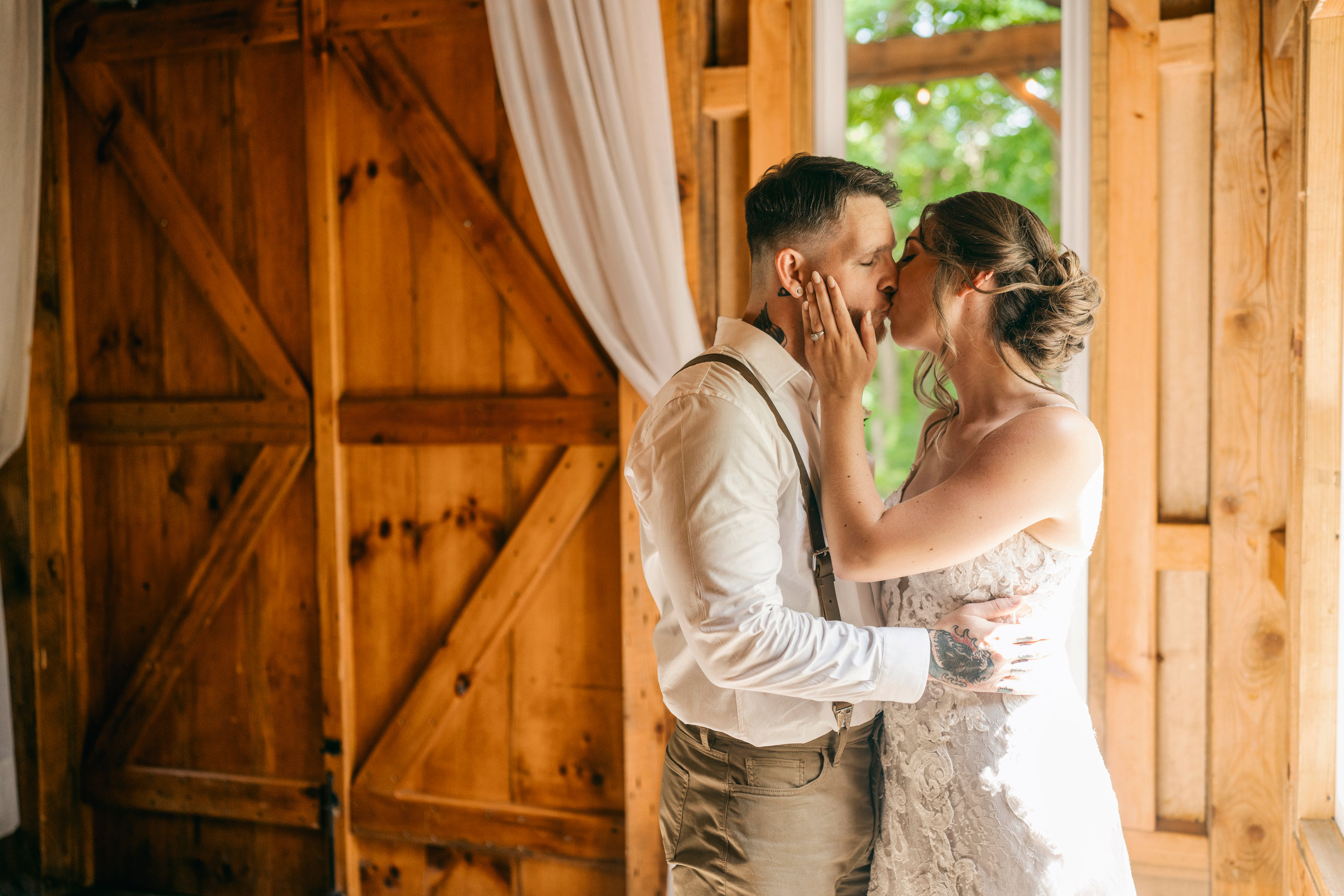 Hayley & Patrick - Mohican Treehouse Resort Wedding - Justin Gamble Photography