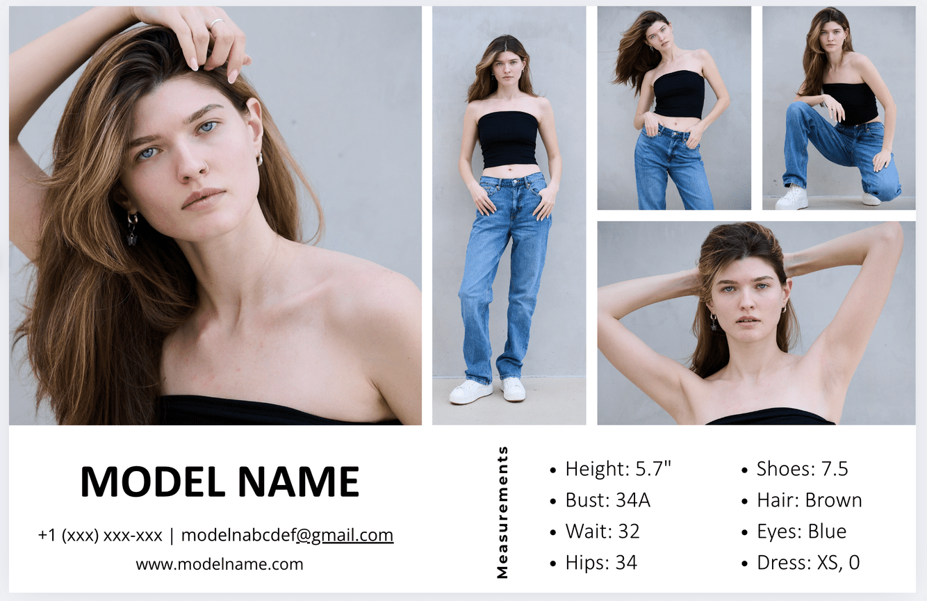 Model Comp Cards 101