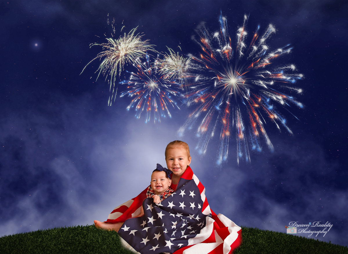 4 Months milestone portraits. 4th of July Portrait ideas! { Jackson, NJ ...