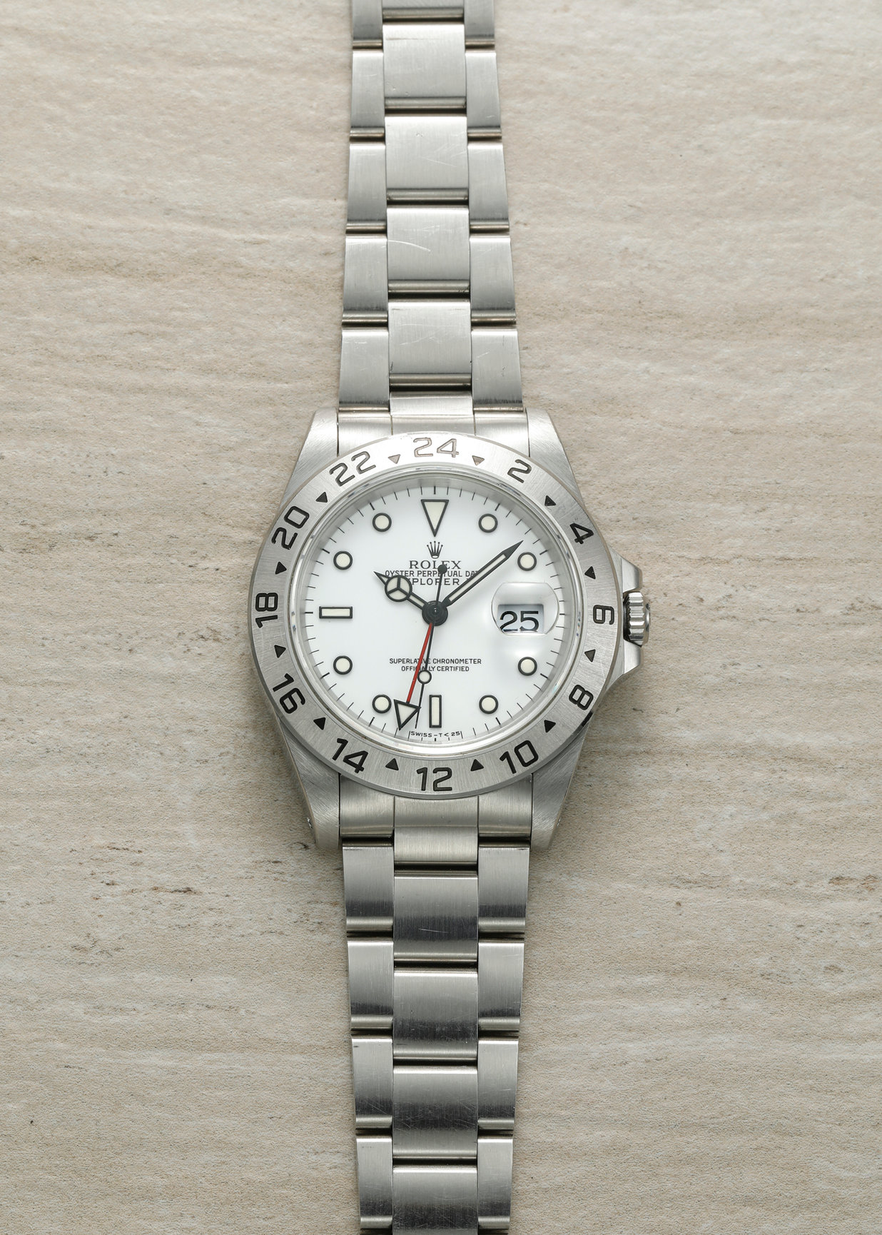 Rolex Explorer II* 16570 White Dial 1995 - Roy & Sacha Davidoff SA