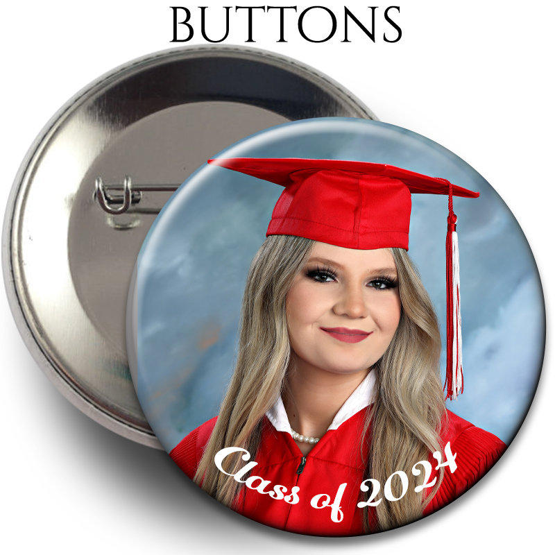 2- Pine High School Buttons - Bert Burr's Photography