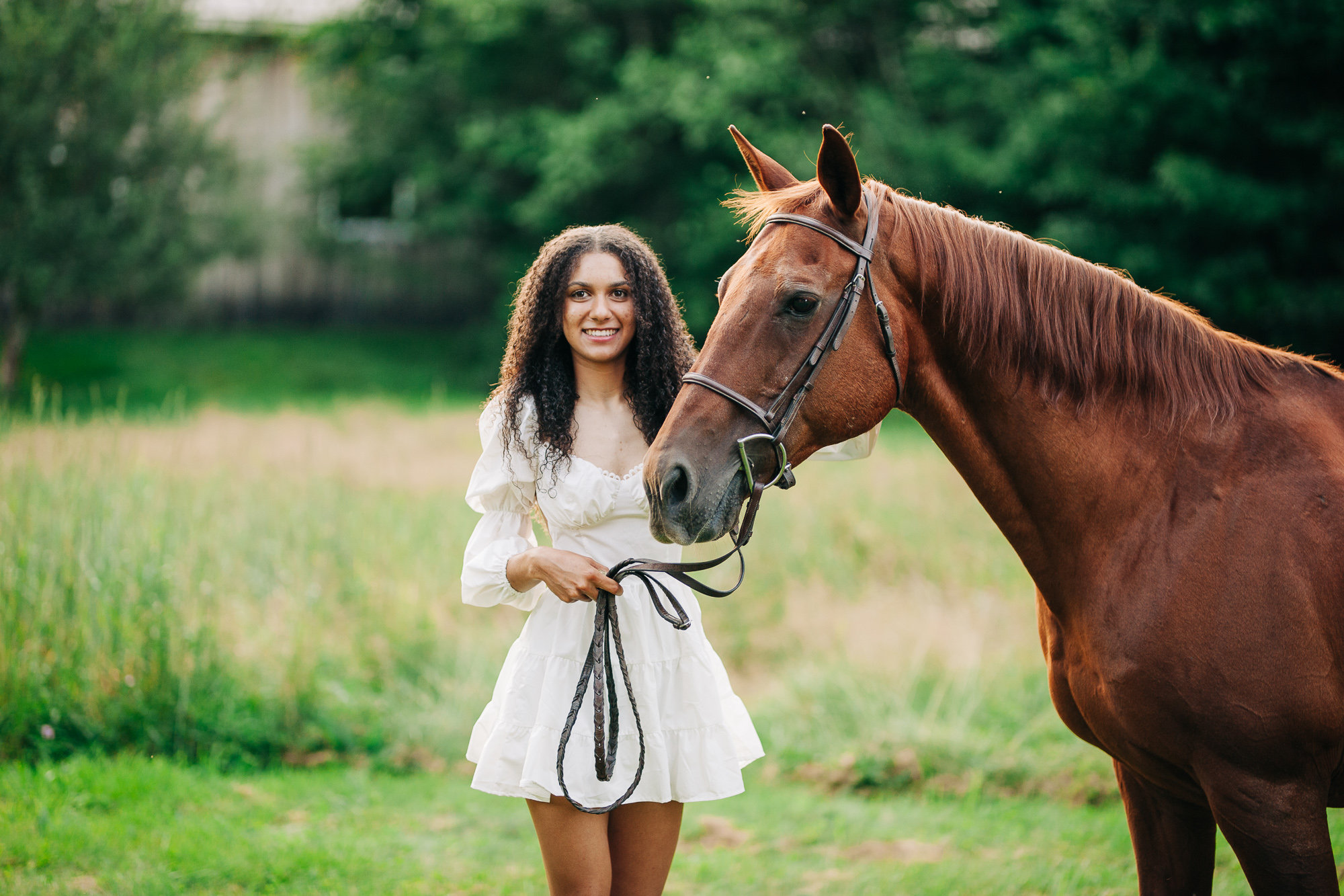 Lucia's Senior Photos at Dog Day Farm Pownal
