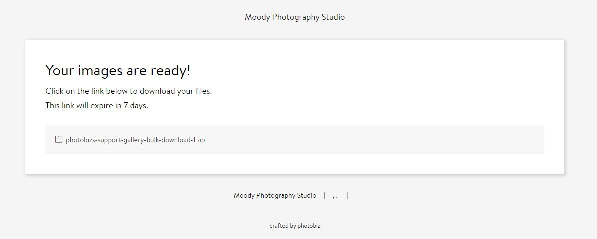 How To Do Bulk Downloads from a Client Galleries Event - PhotoBiz ...