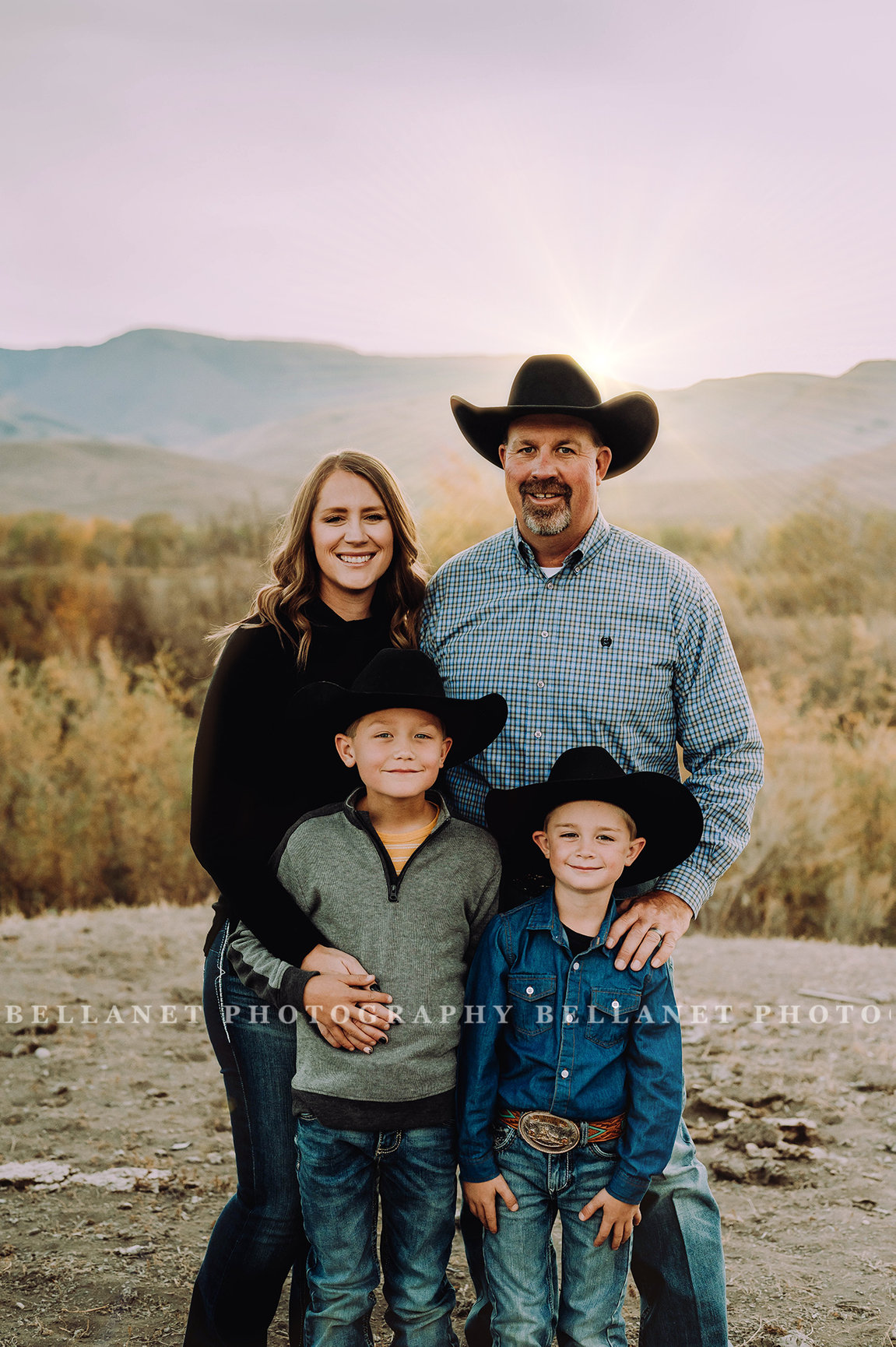 Mulkey Family, Salmon, Idaho - Bellanet Photography